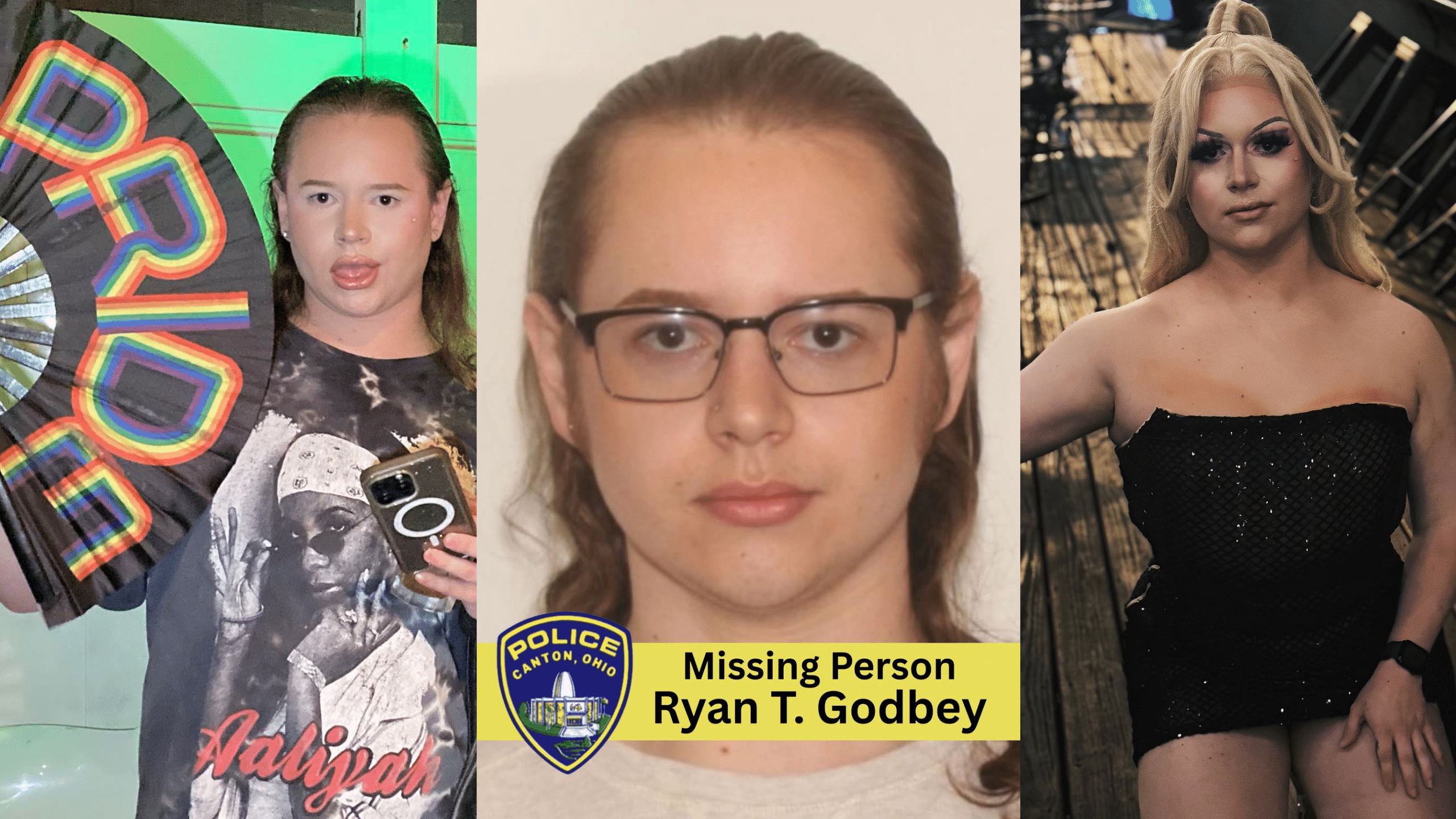 Drag performer Ryan Godbey missing, police find signs of struggle